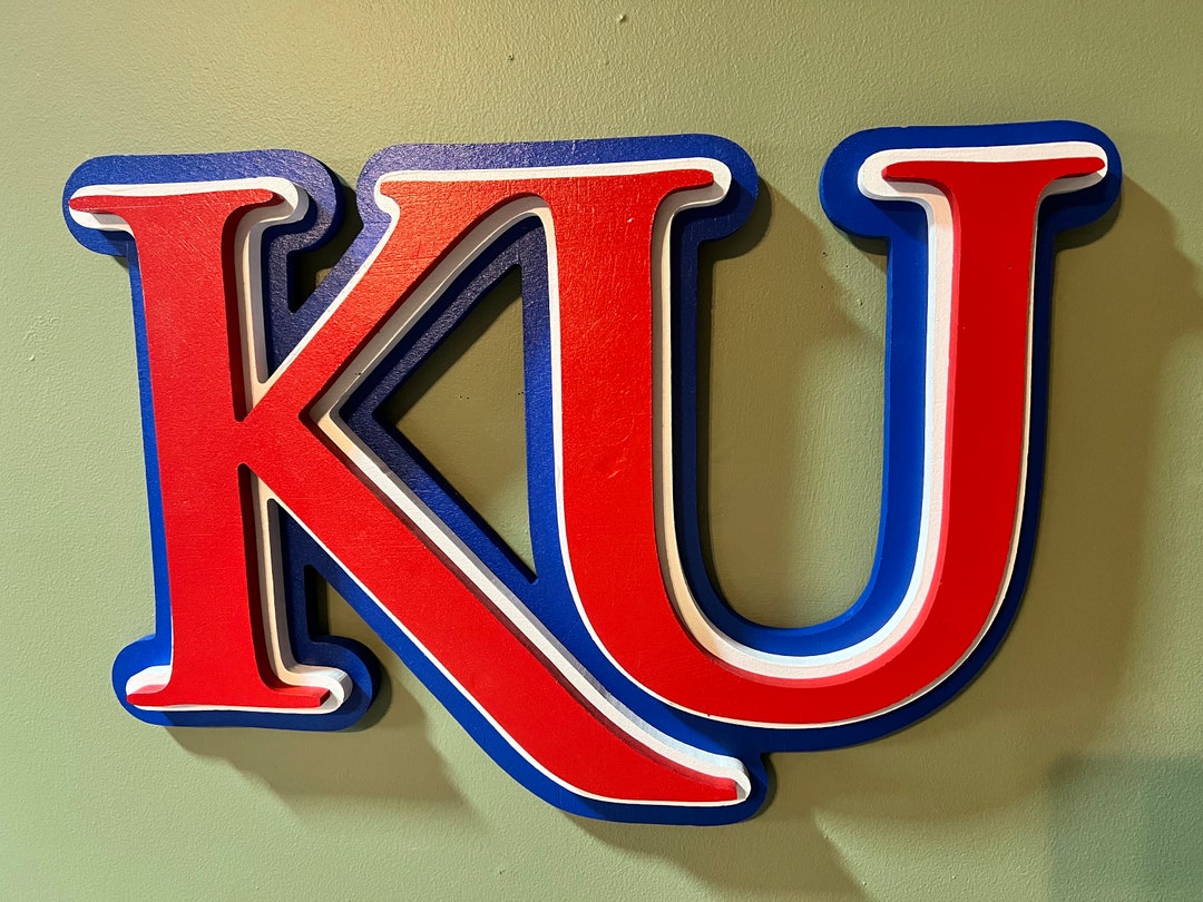 3D KU Logo Wall Sign 24 - Etsy