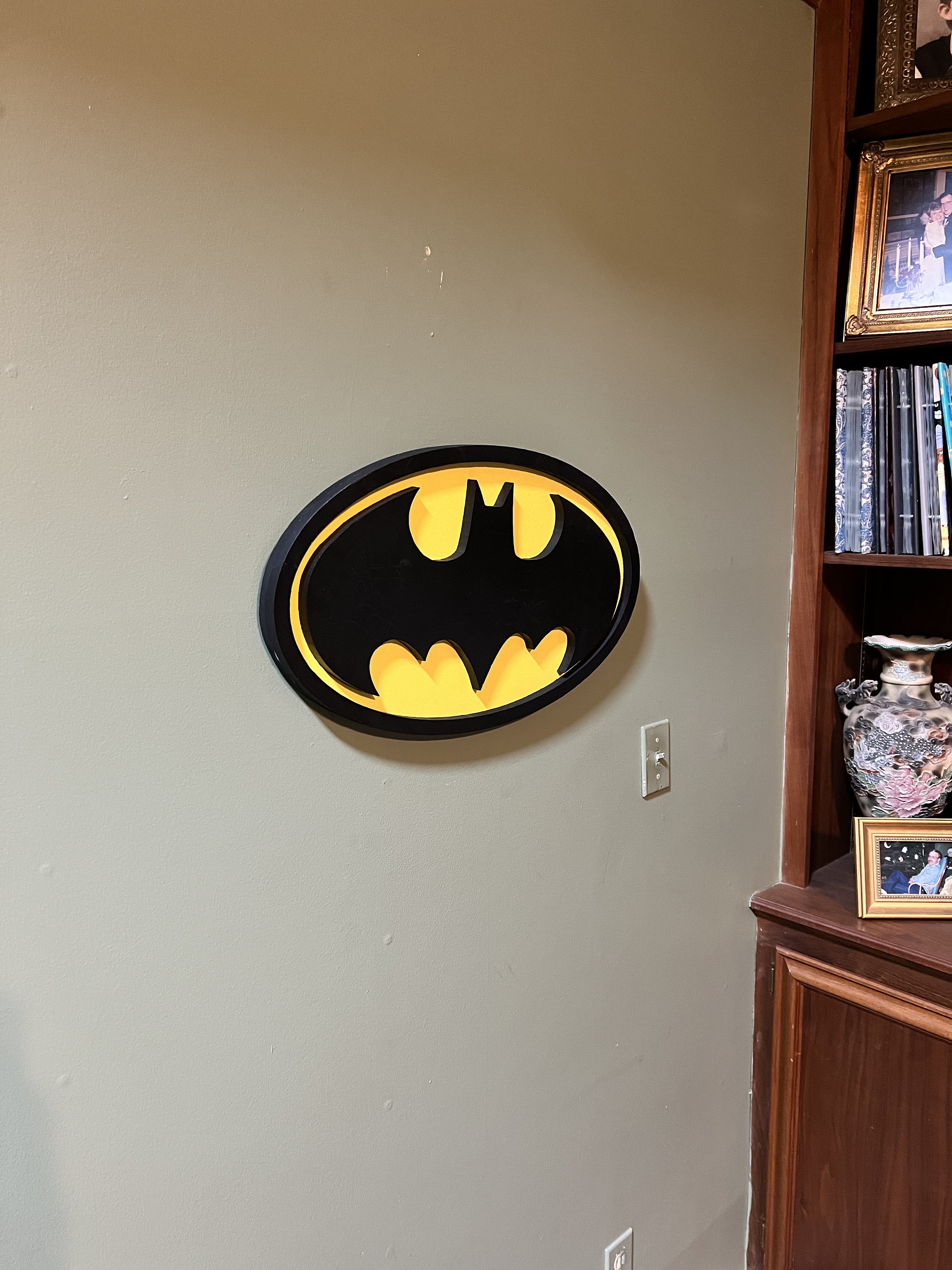 3D Batman Logo Wall Art 24 - Etsy