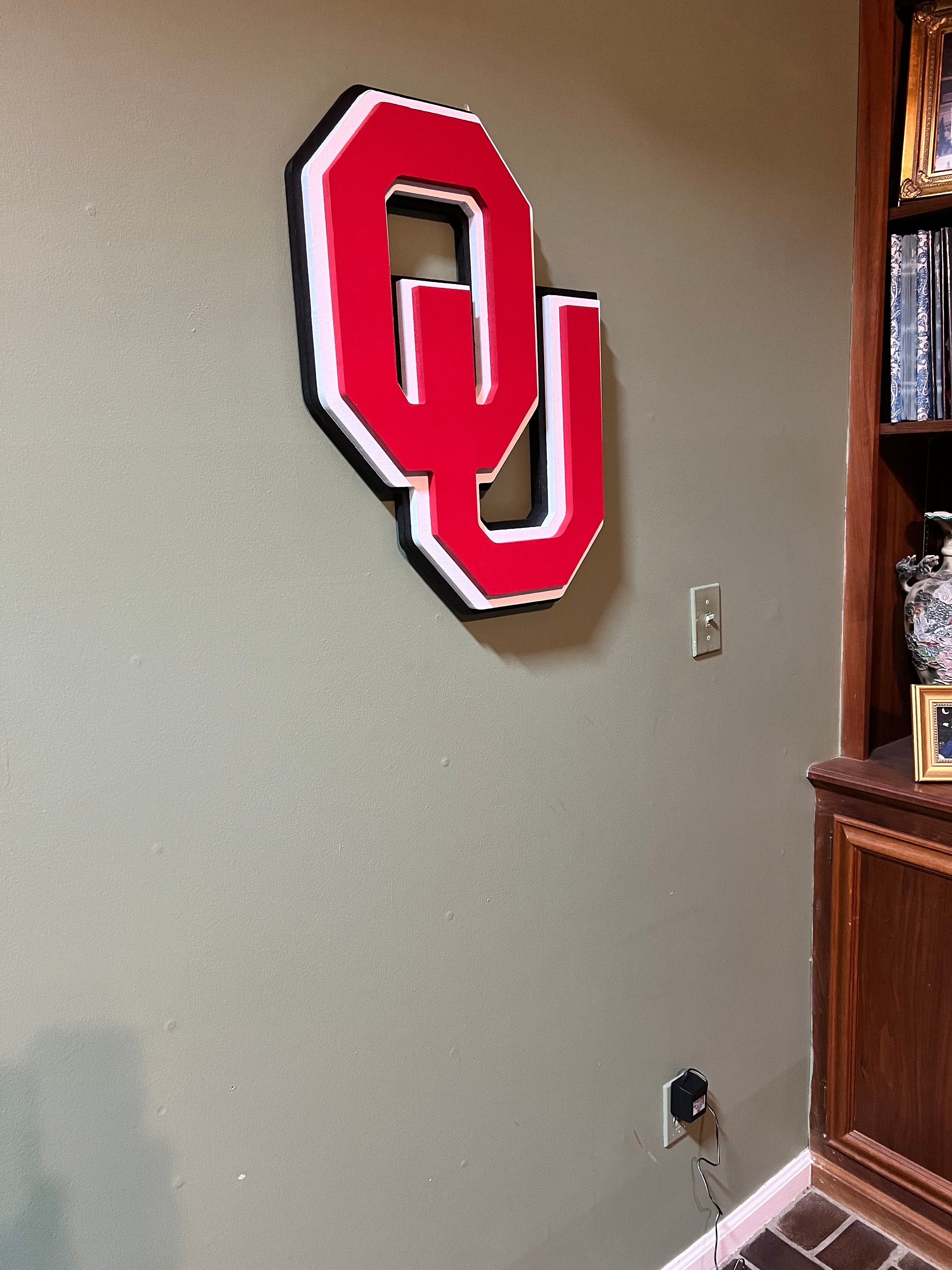 3D OU Logo Wall Sign 24 - Etsy