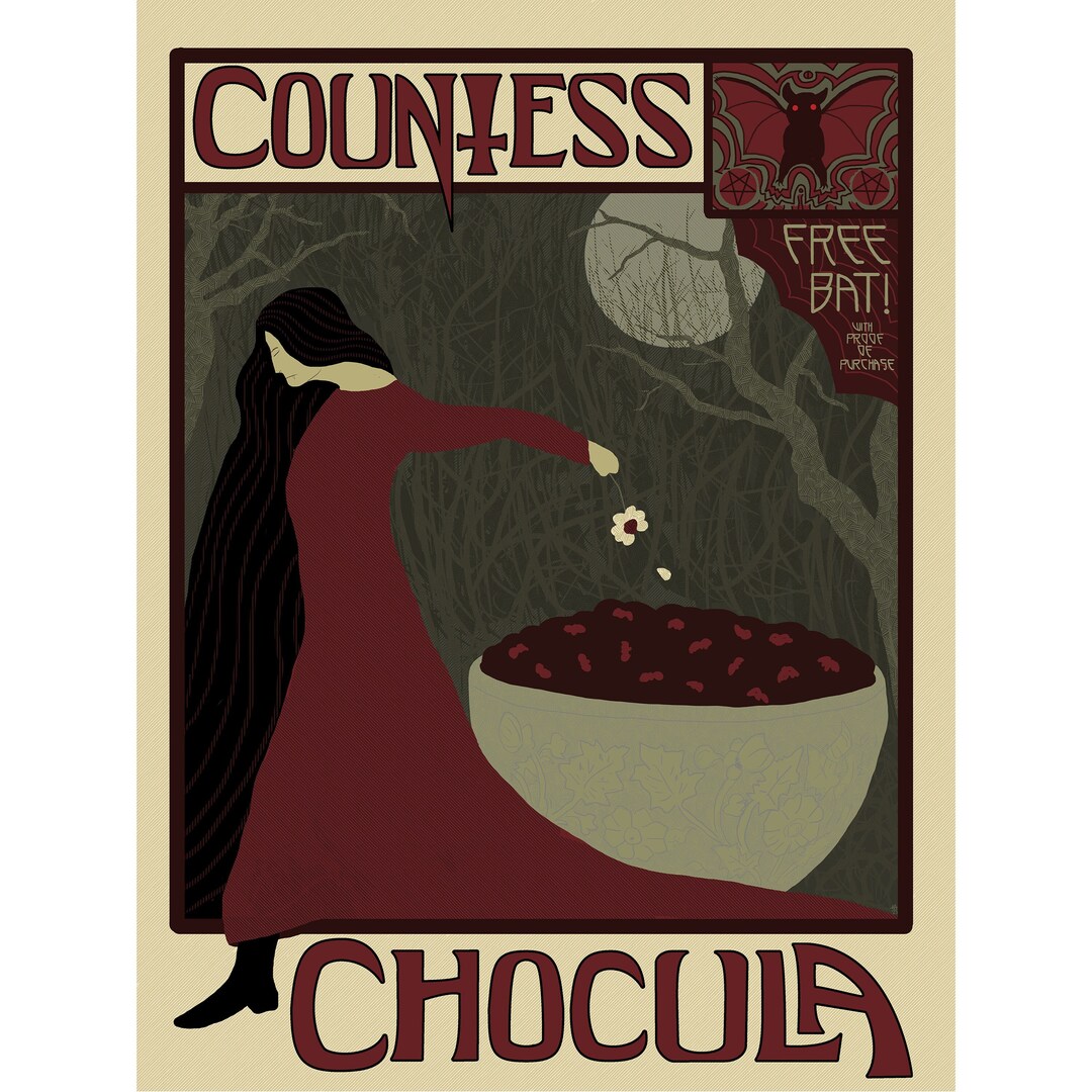 Countess Chocula Print - Etsy