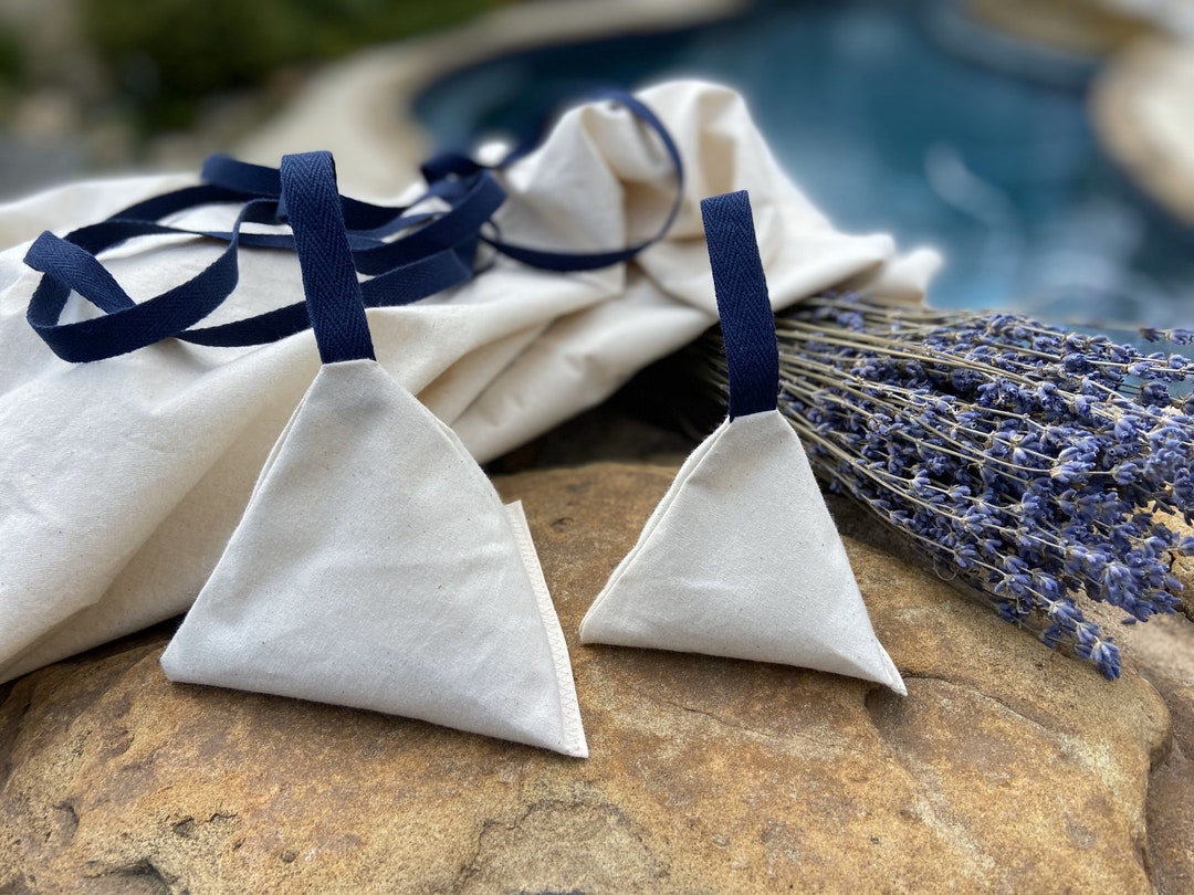 Lavender Pyramids Sachets Bags Filled With Organic Lavender Buds - Etsy