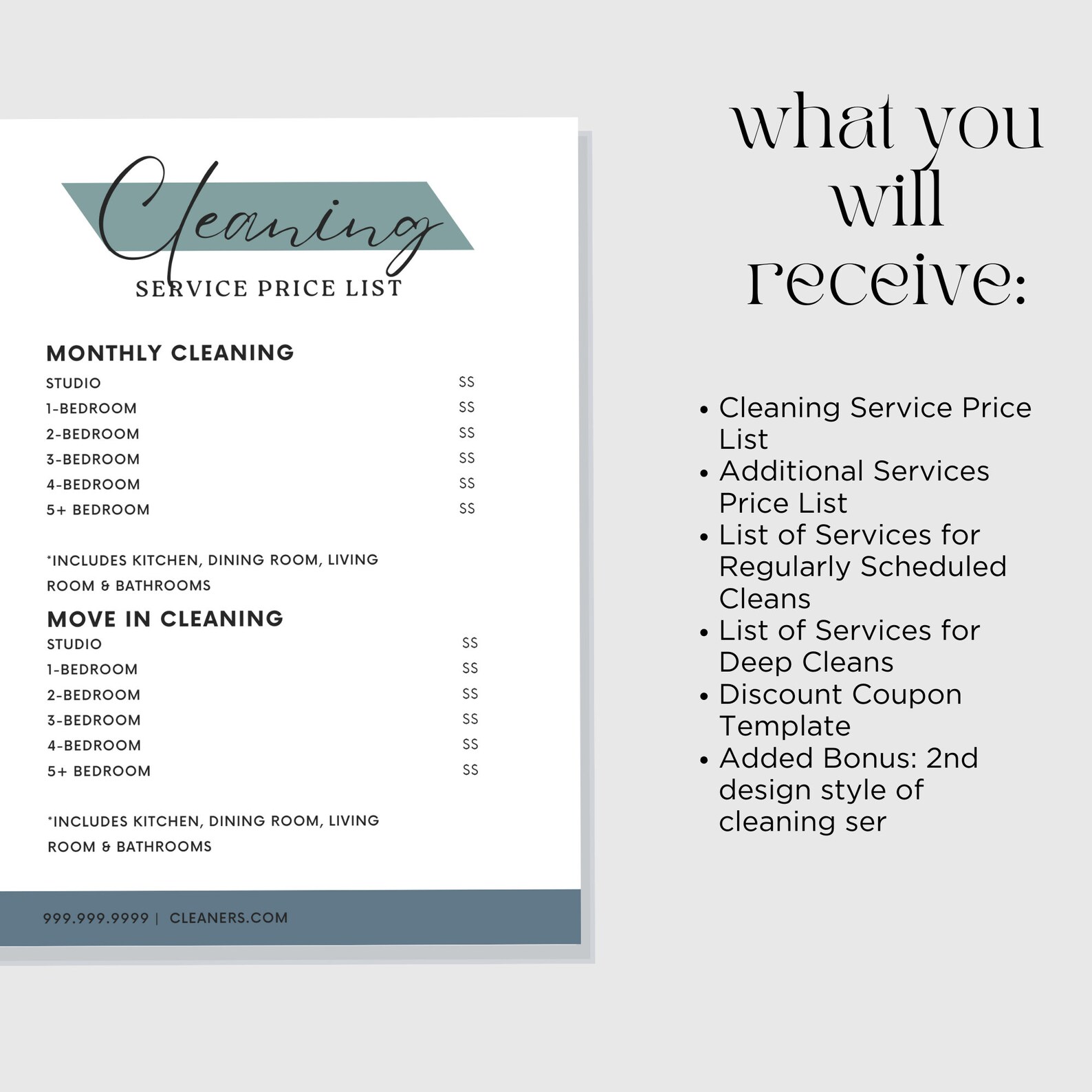 Cleaning Services Price List House Cleaning Price List Professional Cleaning Services Price List House Cleaning Price List Professional