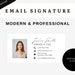 Editable Email Signature Template, Gmail Signature, Outlook Signature ...
