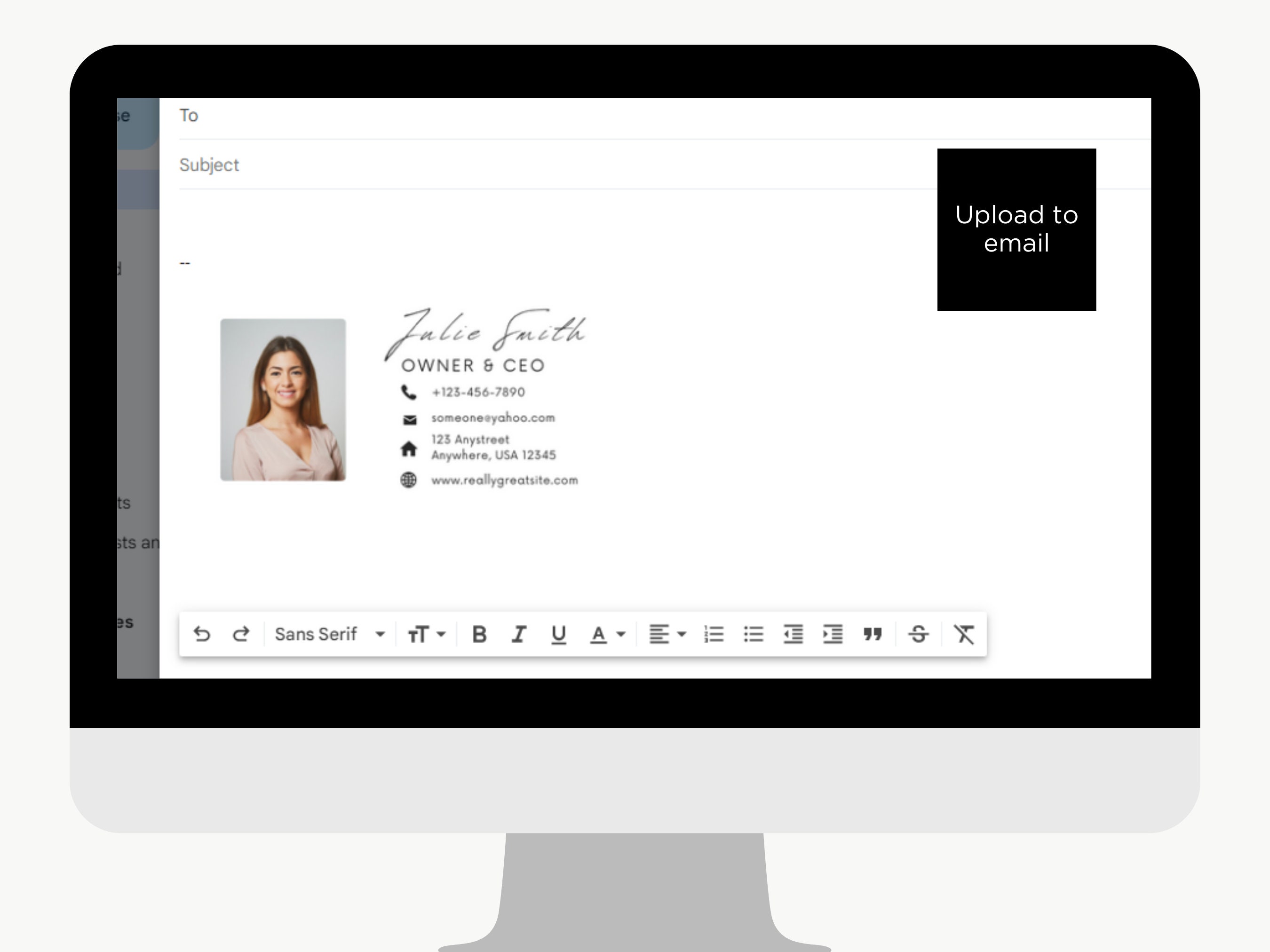 Email Signature Template, Modern Digital Download, Gmail Signature ...