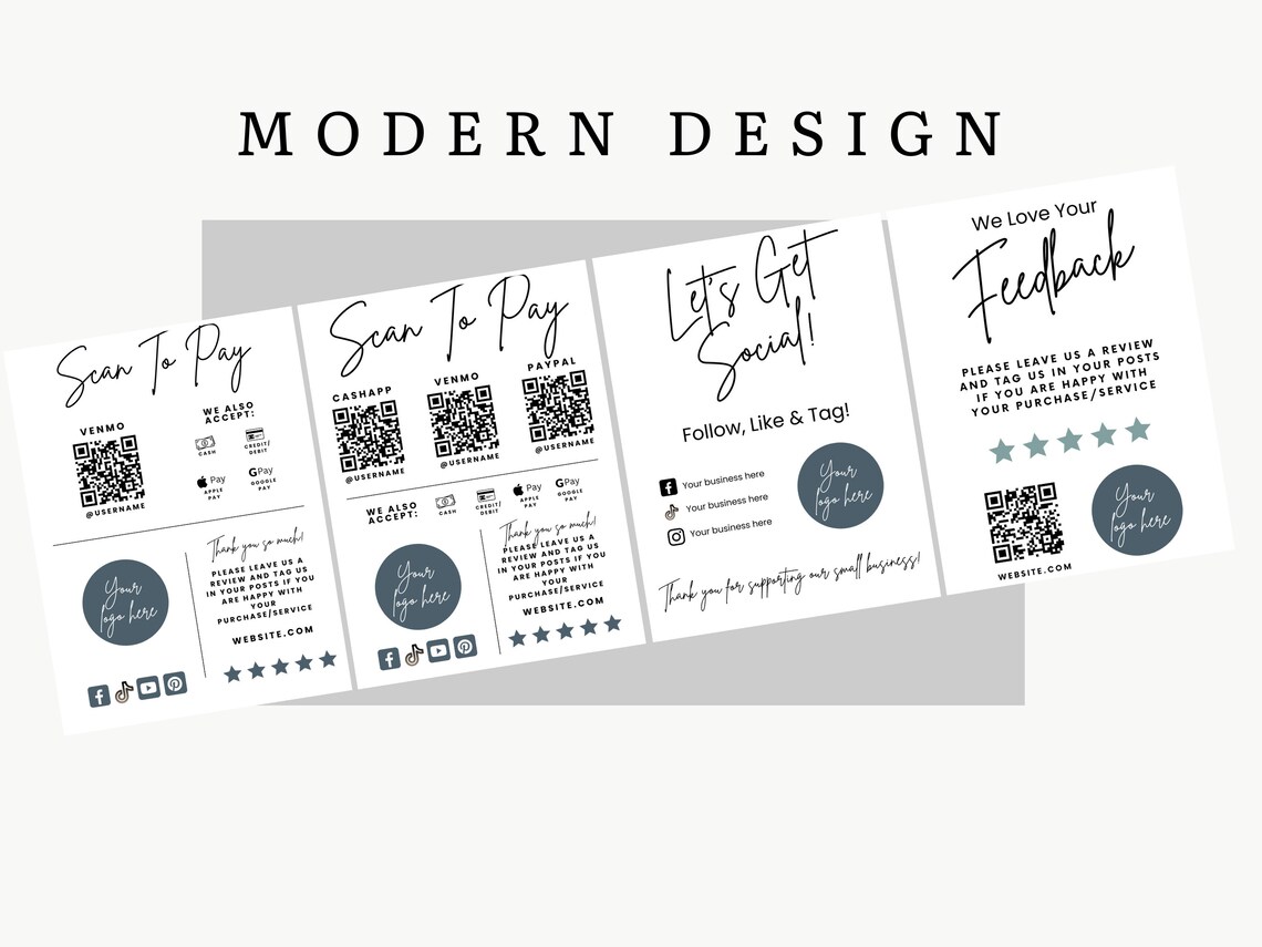 Cleaning Services Templates, Professional Cleaners Bundle, Digital ...