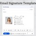 Editable Email Signature Template, Gmail Signature, Outlook Signature ...