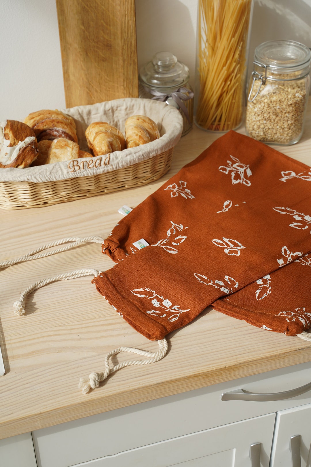 Linen Bread Bags, Bag for Bread Packaging, Bakery Bags for Bread, Bread ...