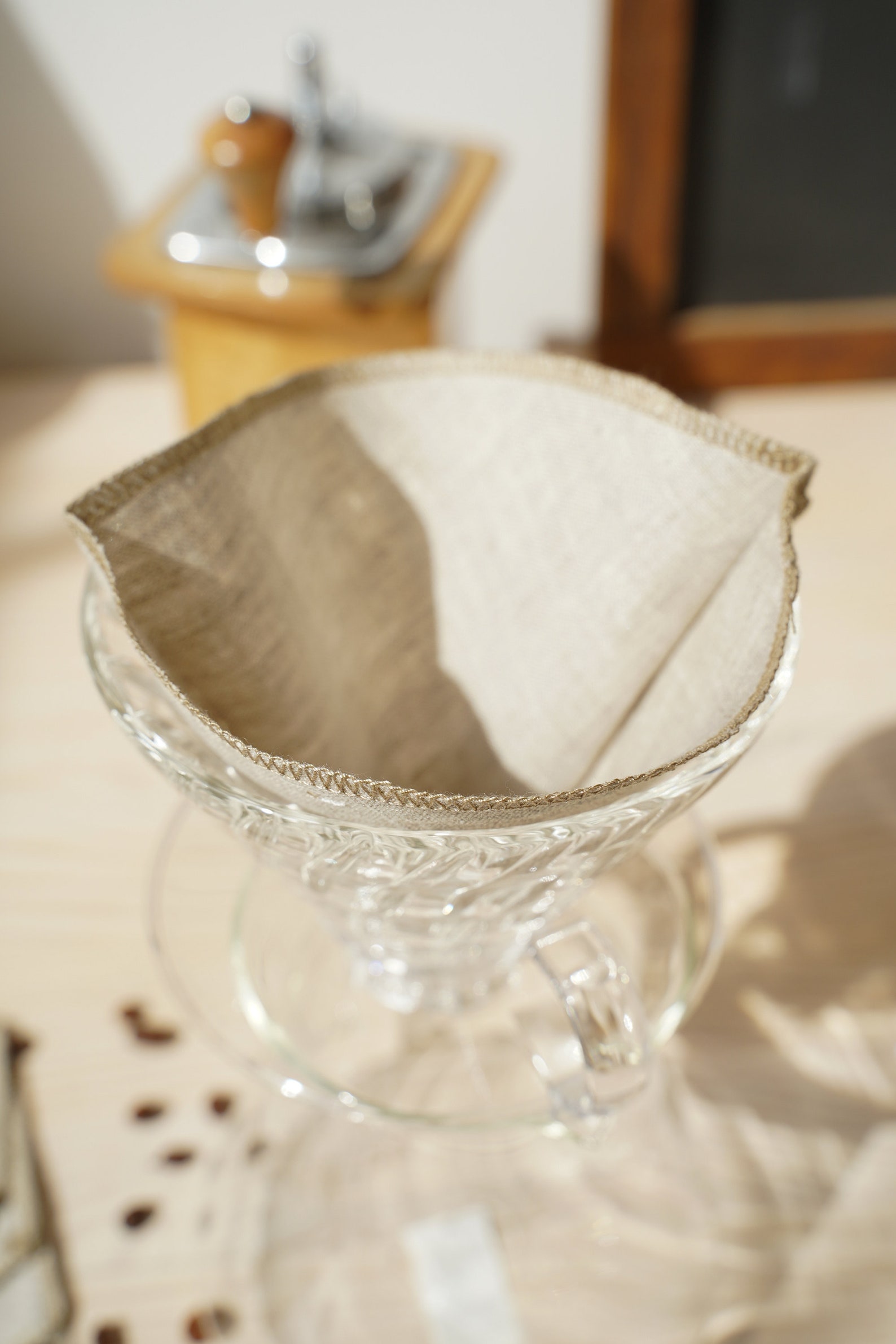 Reusable Linen Coffee Filters, Washable Coffee Filter, Linen Coffee ...