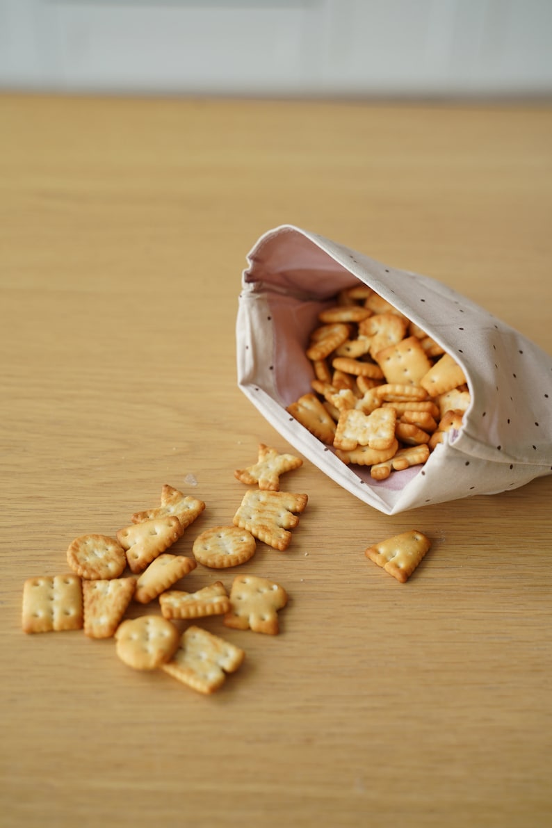 Reusable Snack Bag, Snack Bag for School, Travel Snack Bag, Snack Bag ...