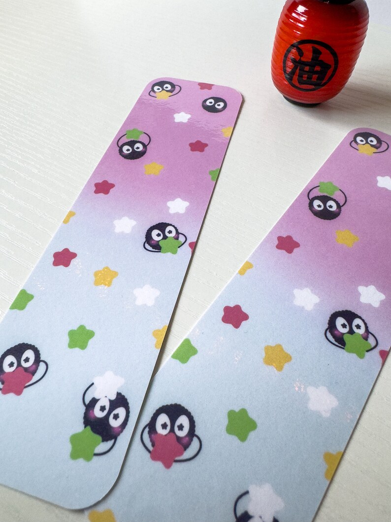 Studio Ghibli Laminated Bookmark Book Gift Bookmark Book Club Bookmark ...