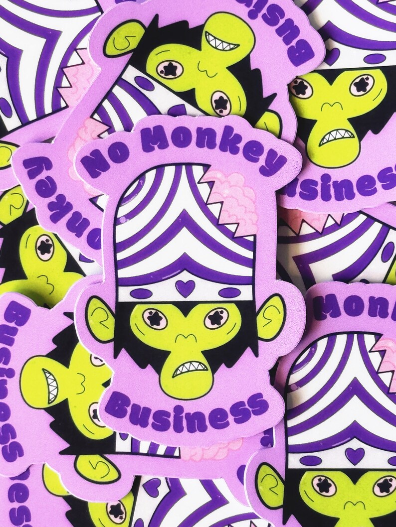 Mojojo Sticker the Powerpuff Girls Stickers Kawaii Stickers Cartoon ...