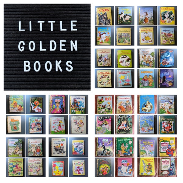 Golden Books Vintage - Etsy