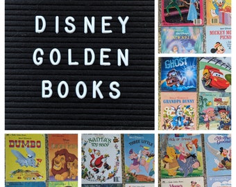 MICKEY and Friends DISNEY Little GOLDEN Books Build a Book Lot Choose ...