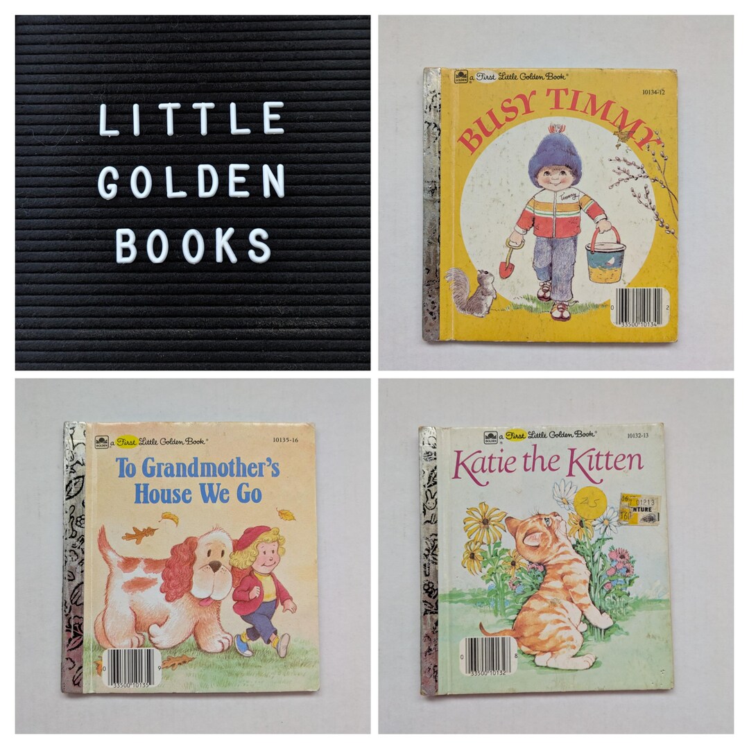 First Little Golden Books: Katie the Kitten, Busy Timmy, to Grandmother ...
