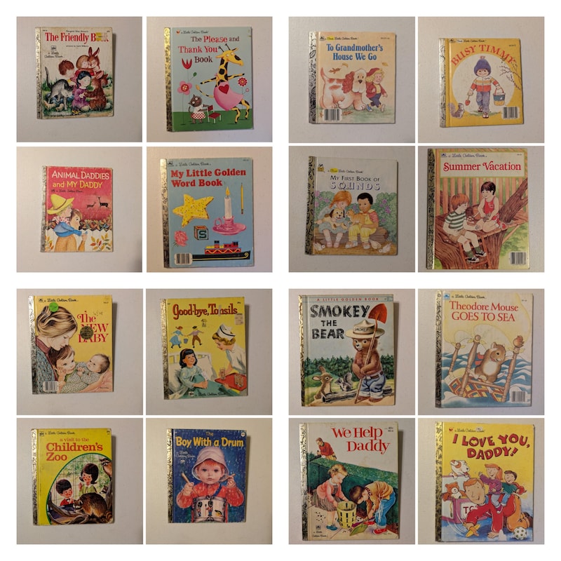Golden Books Vintage - Etsy