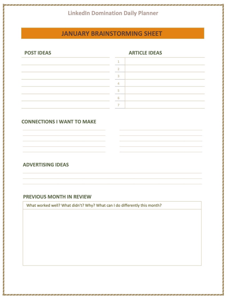 Mastering Linkedin: Ultimate Checklists & Planner Templates - Etsy