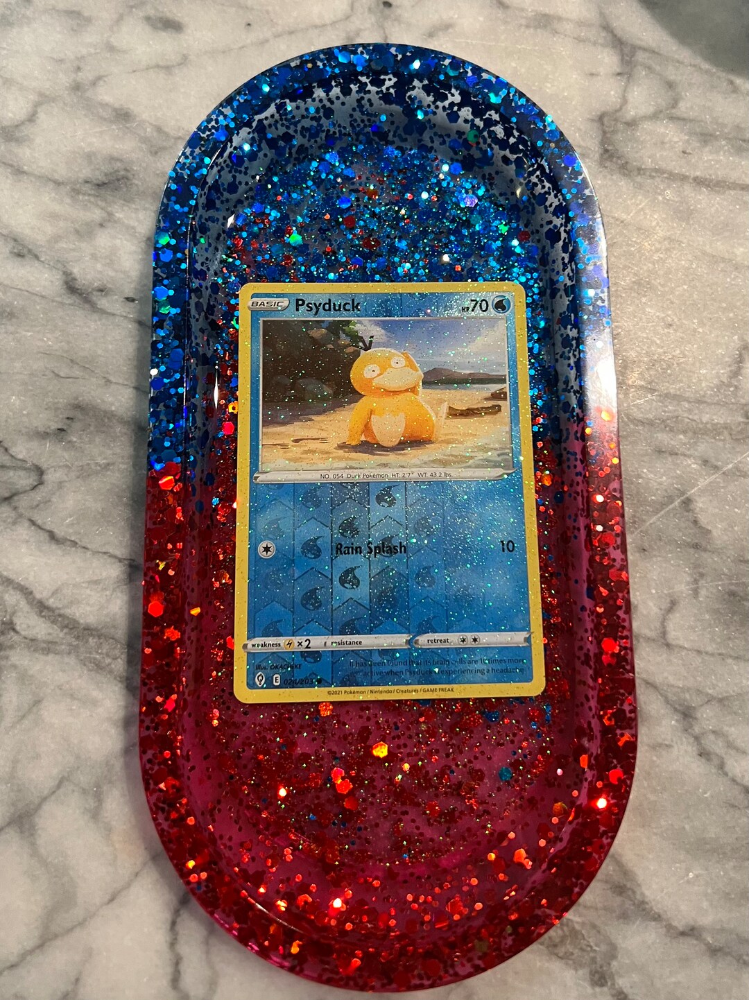 Custom Pokemon Card Trinket Tray/key Tray - Etsy