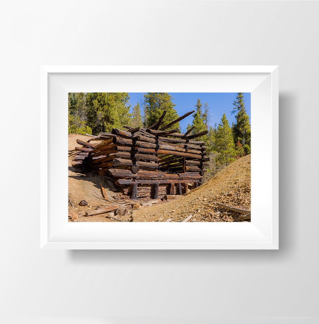 Timeworn Treasures - Abandoned Log Mine Photography Print - Etsy