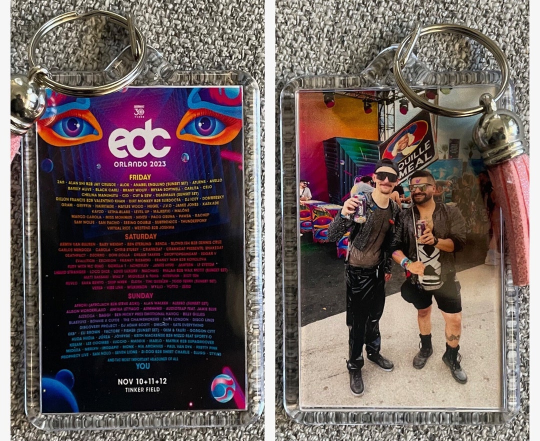 Custom Music Festival Photo Key Chain free Shipping on Orders Above 30 ...