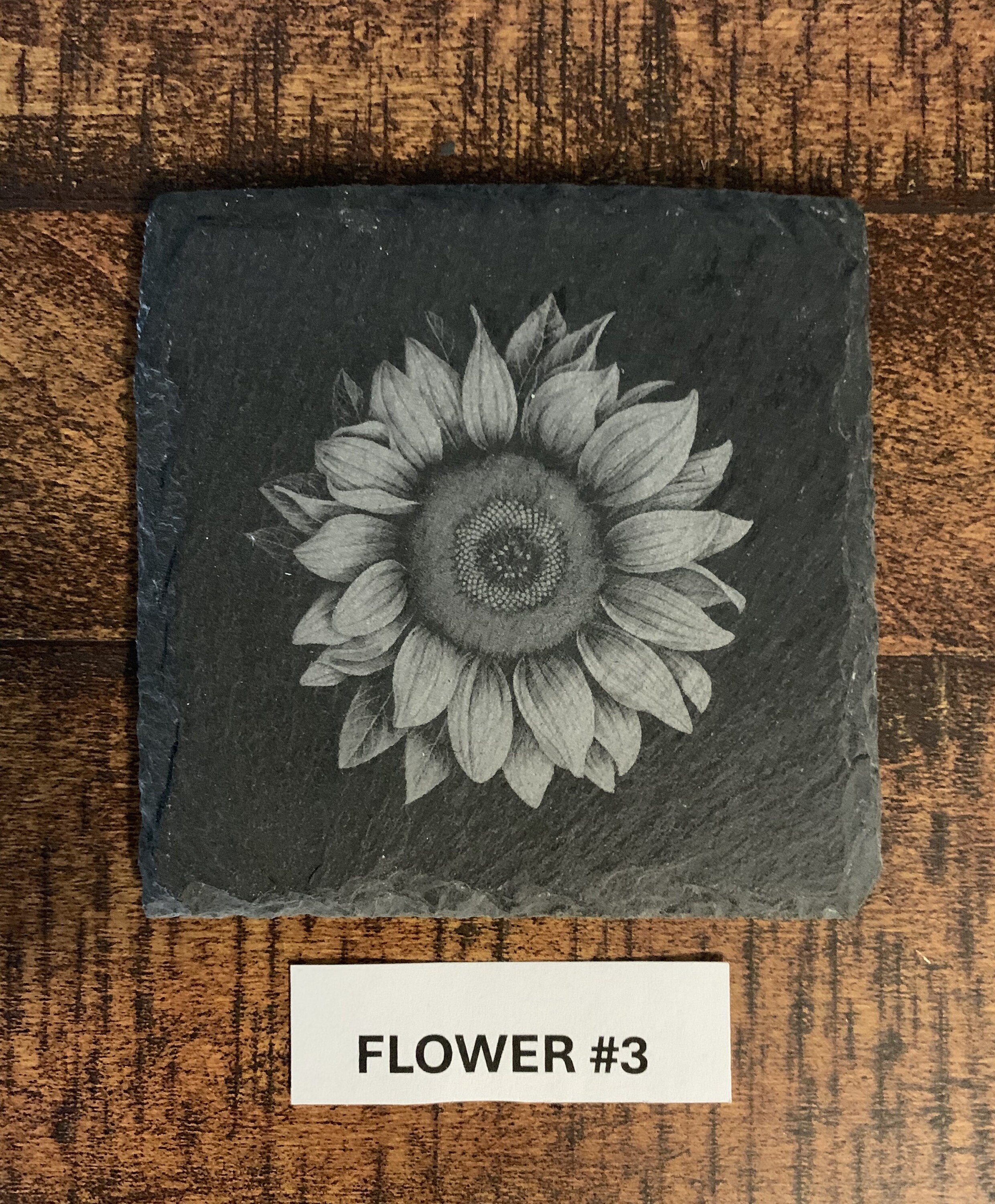 Slate Flower Coasters, Coaster Set, Mother's Day Gift, Birthday Gift ...
