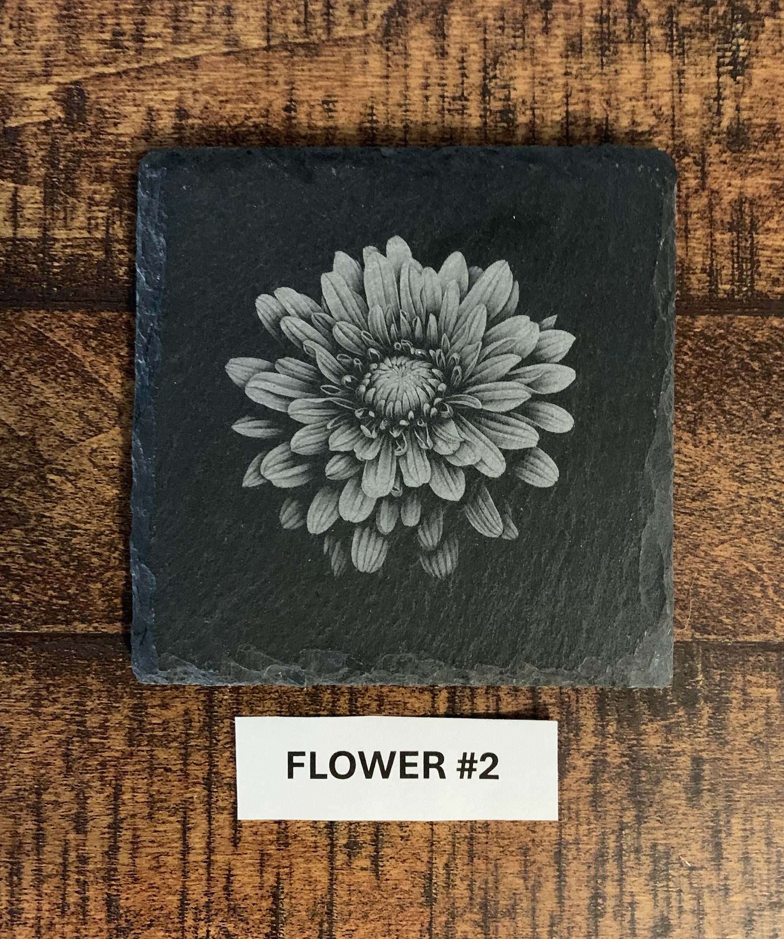 Slate Flower Coasters, Coaster Set, Mother's Day Gift, Birthday Gift ...