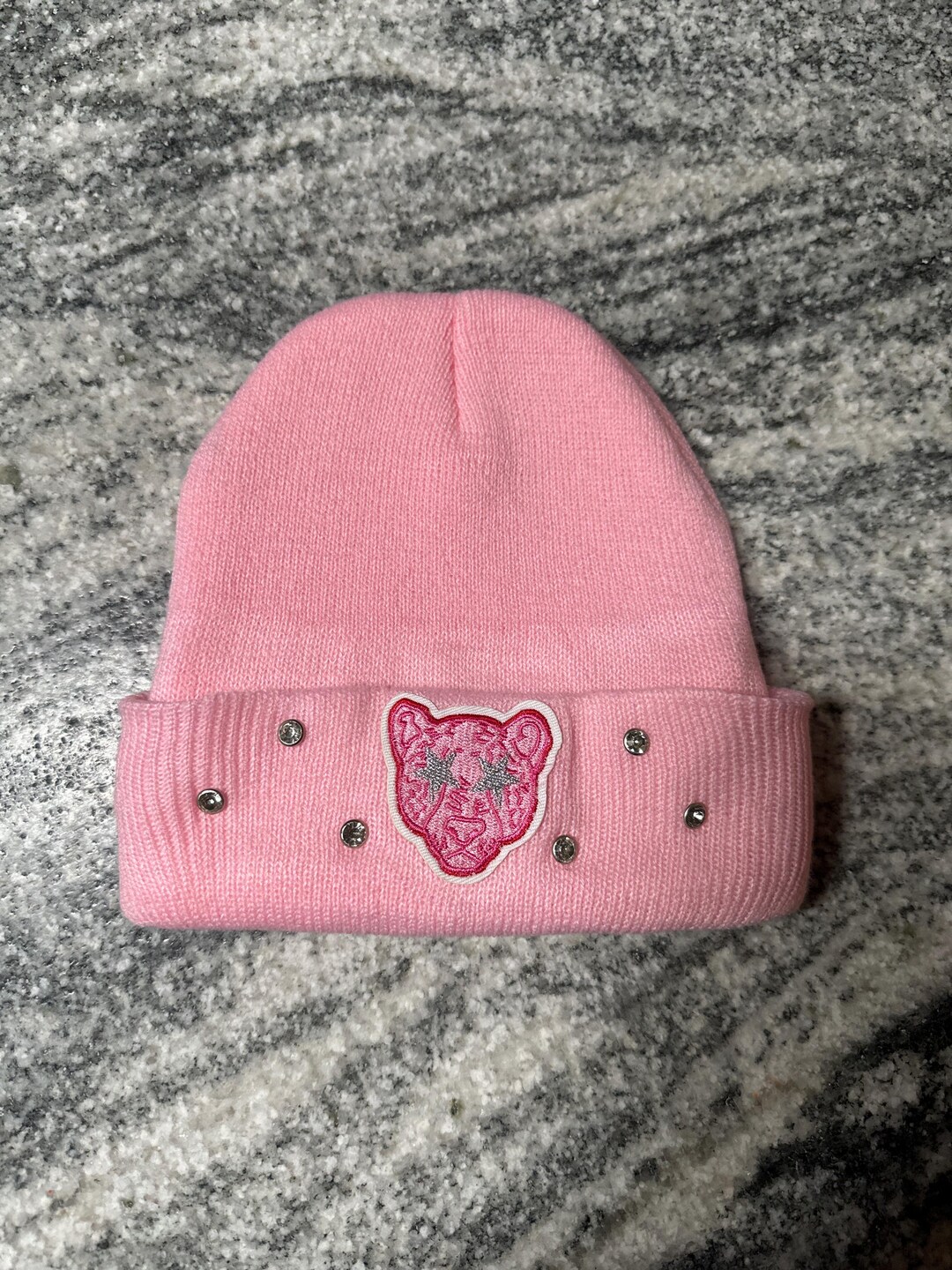 Pink Panther Beanie - Etsy