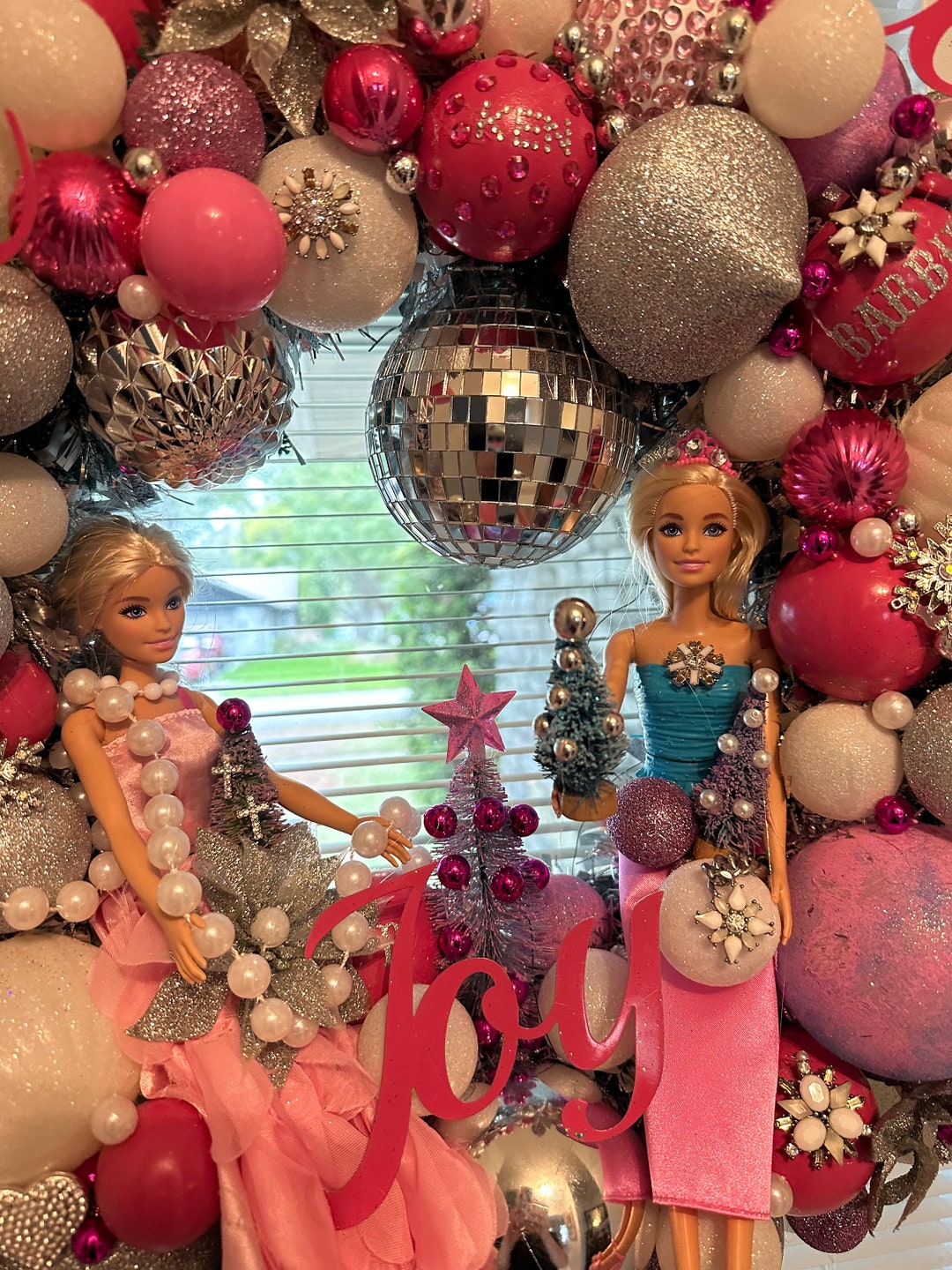 Holiday Barbie Wreath - Etsy
