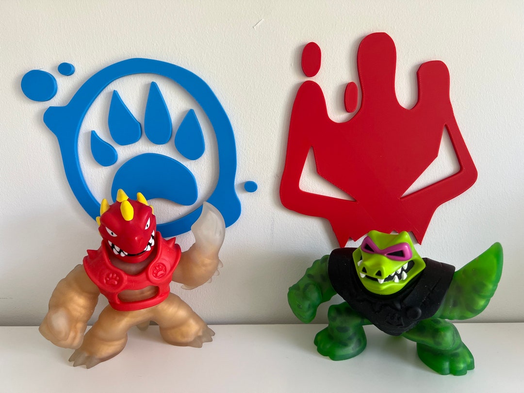 Heroes of Goo Jit Zu Symbols heroes/wilders - Etsy