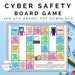 Cyber Safety Board Game 3rd-5th Grade | No Prep Internet Safety Tech ...