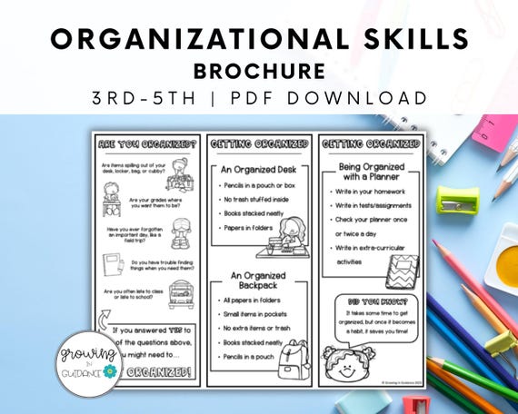Organizational Skills Activities For Students