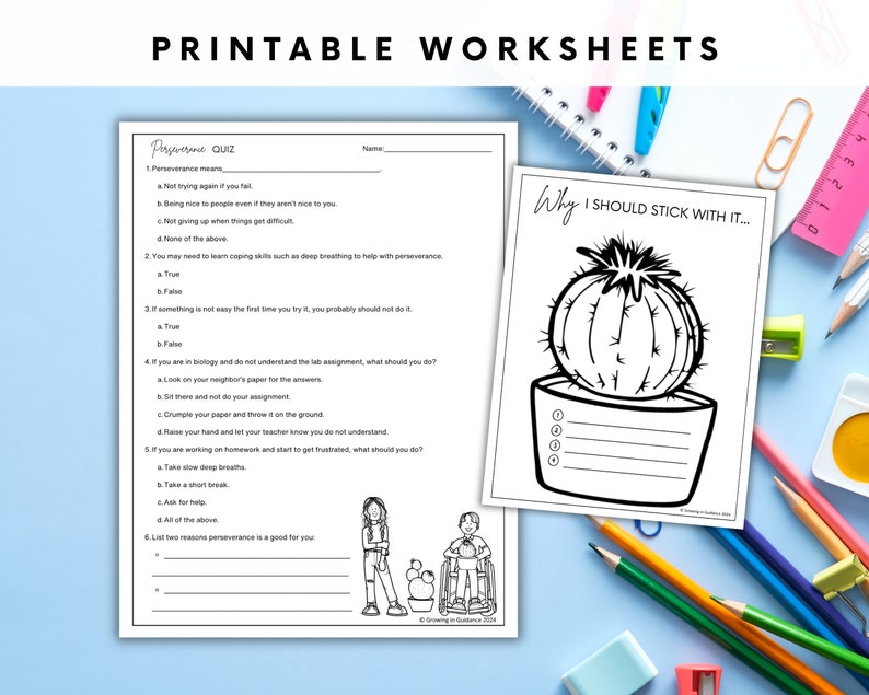 Perseverance Lesson & Presentation No Prep Middle School High School ...