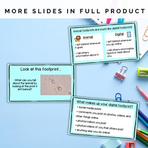 Digital Footprint | Cyber Safety Lesson & Presentation: 3rd-8th Grade ...