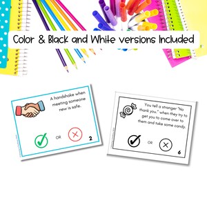 Personal Safety Task Cards 3rd-5th Grade | Printable and Digital Cards ...