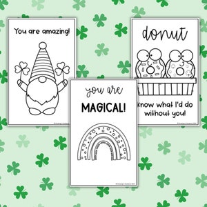 St. Patrick's Day Kindness Card Templates: K-5 Activity (digital ...