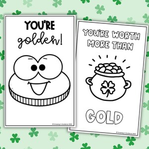 St. Patrick's Day Kindness Card Templates: K-5 Activity (digital ...