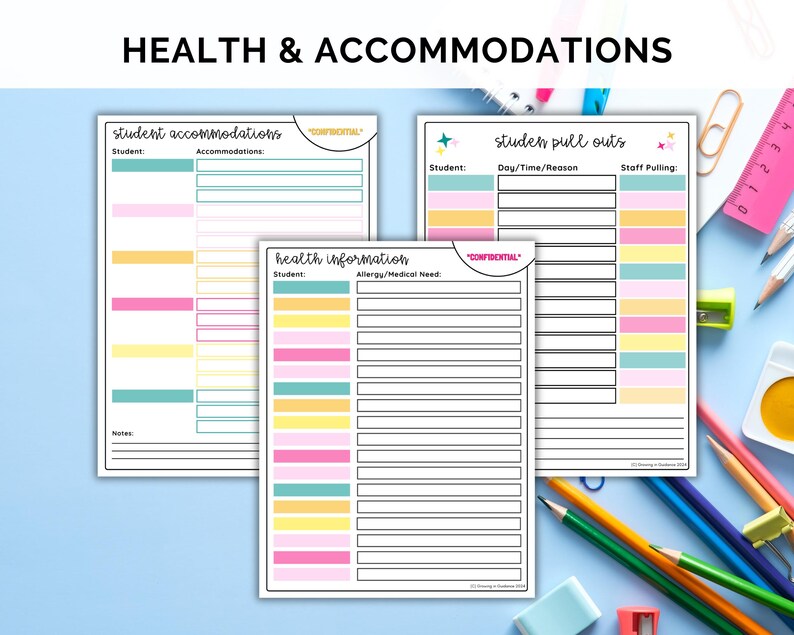 Editable Substitute Teacher Binder Template: K-5 Forms (digital ...