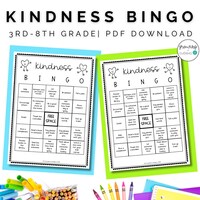 Printable Kindness Bingo, Instant Download - Etsy