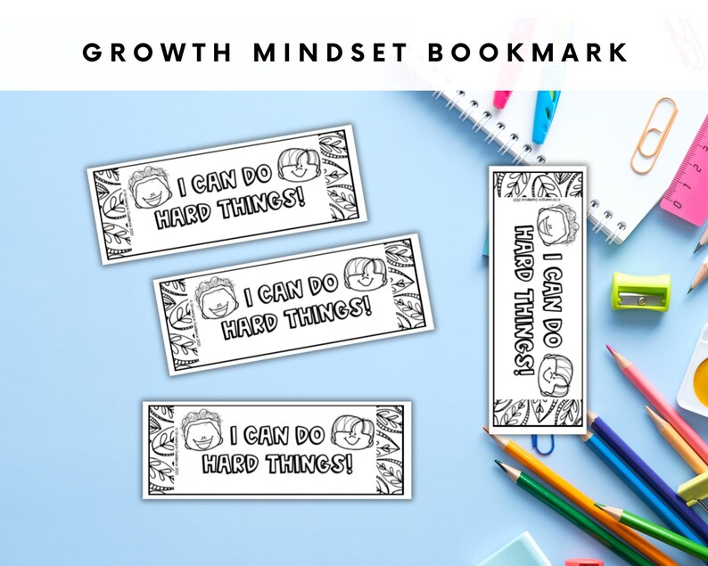 Growth Mindset Brochure K-5th Grade Perseverance Positive Attitude ...