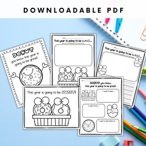 Donut Theme Back to School Activity Pack: Prek-3rd Grade (PDF Download ...