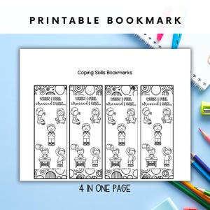 Coping Skills Brochure K-5th Grade Elementary Printable Stress ...