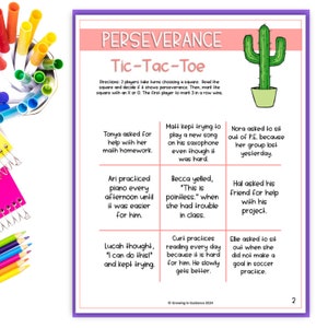 Perseverance Lesson & Activity Bundle Middle School High School No Prep ...