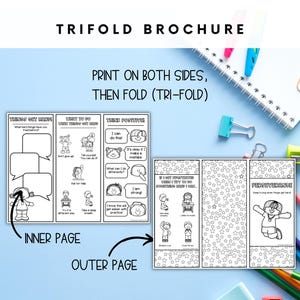 Perseverance Brochure K-2nd Grade Elementary Growth Mindset Character ...