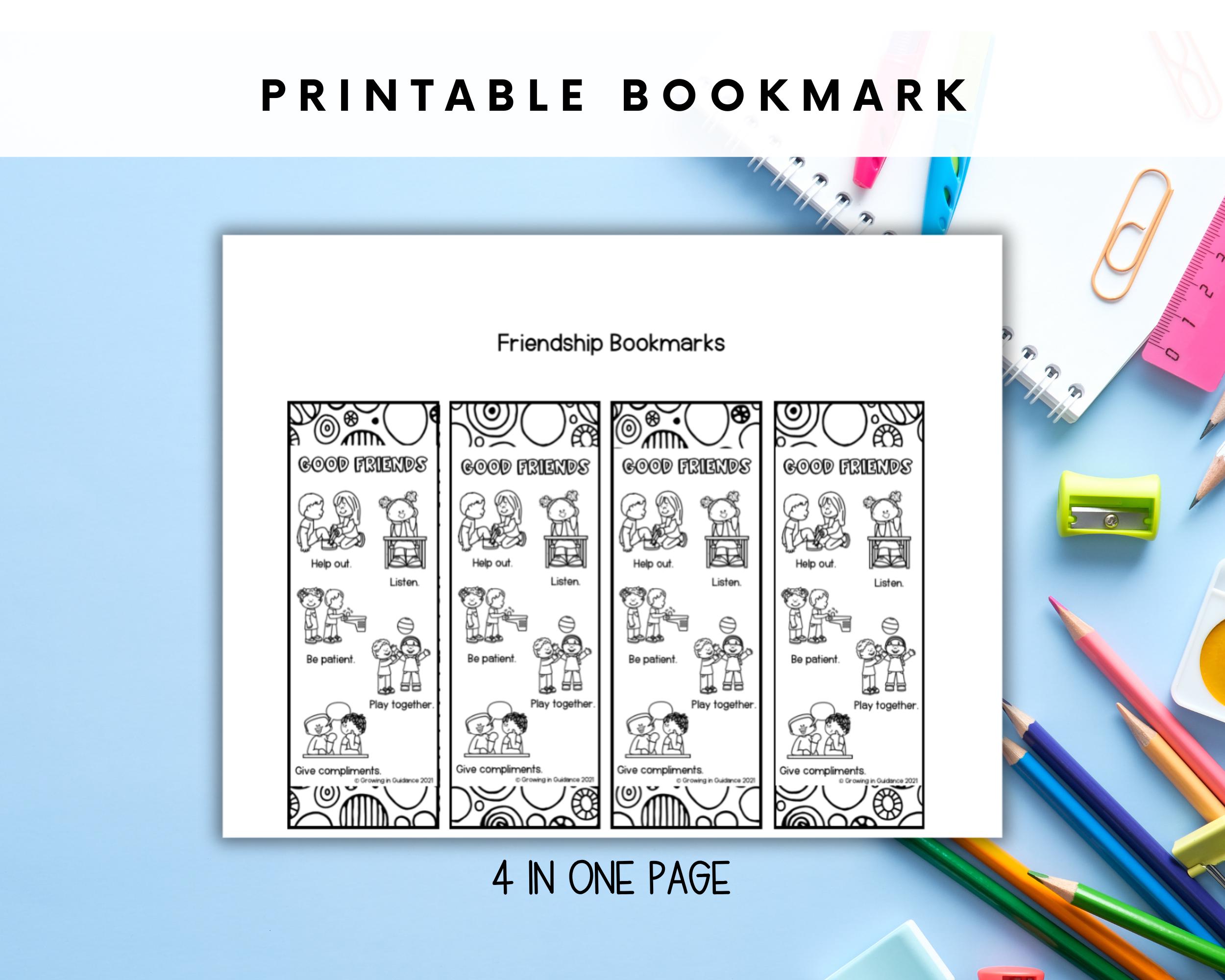 Friendship Brochure 2nd-5th Positive Relationships Social Skills ...