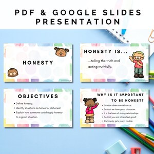 Honesty Lesson & Presentation K-5th Grade | No Prep Elementary ...