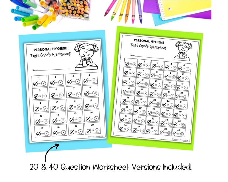 Personal Hygiene Task Cards 2nd-5th Grade | Printable & Digital ...