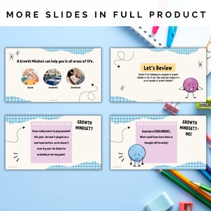 Back to School Growth Mindset Lesson Middle School High School No Prep ...