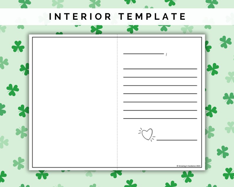 St. Patrick's Day Kindness Card Templates: K-5 Activity (digital ...