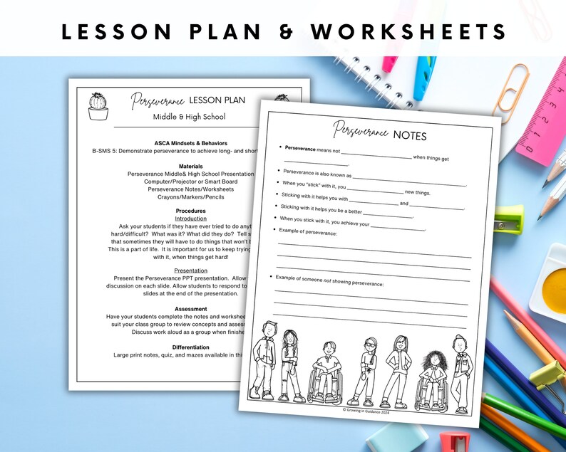 Perseverance Lesson & Presentation No Prep Middle School High School ...