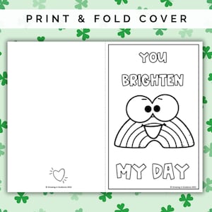 St. Patrick's Day Kindness Card Templates: K-5 Activity (digital ...
