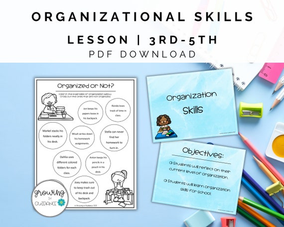 Organizational Skills Examples For Students